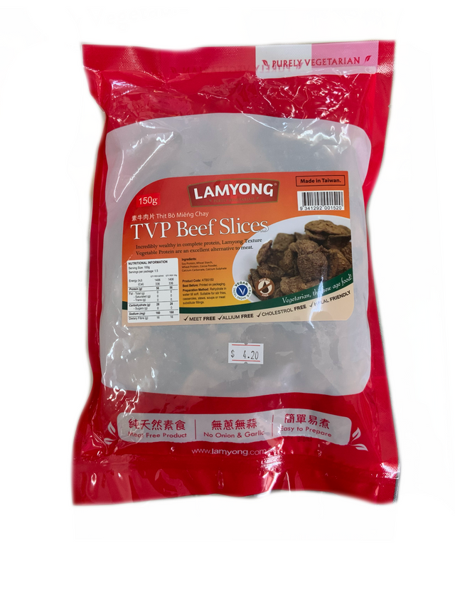 Lamyong TVP Beef Slices 150g – ChayMart