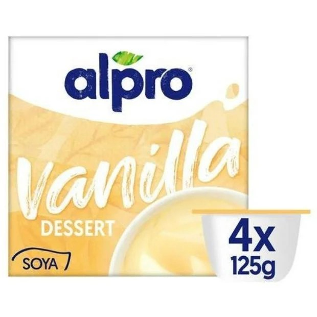 Alpro Velvety Vanilla Soya Dessert 125g x 4 pack – ChayMart