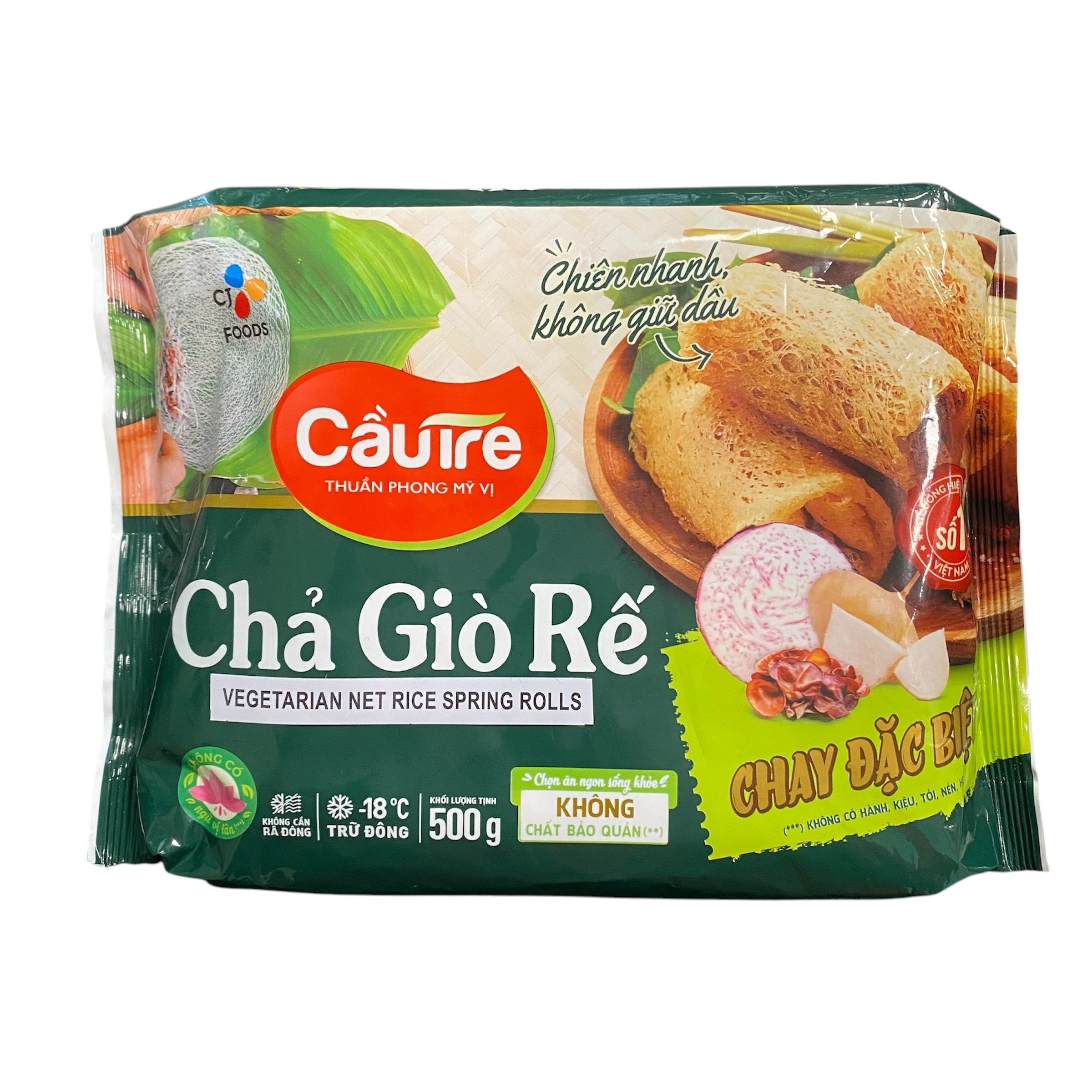 CauTre Vegetarian Net Rice Spring Rolls 500g – ChayMart